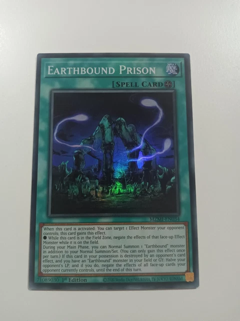 YU-GI-OH! TCG EARTHBOUND Prison Super Rare Maze of Millennia MZMI-EN034 ...