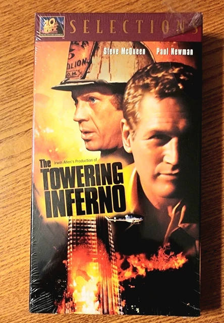 VHS THE TOWERING Inferno Steve McQueen Paul Newman 1974 NEW SEALED £13. ...