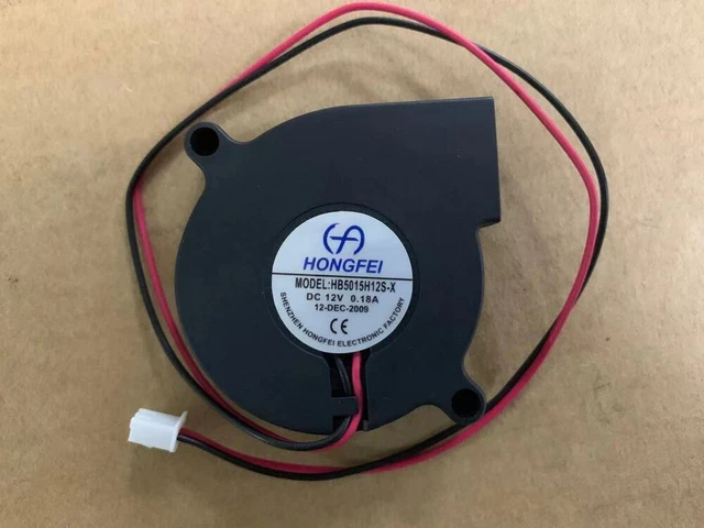 1PC HONGFEI HB5015H12S-X 12V 0.18A 5CM blower turbine cooling fan EUR ...