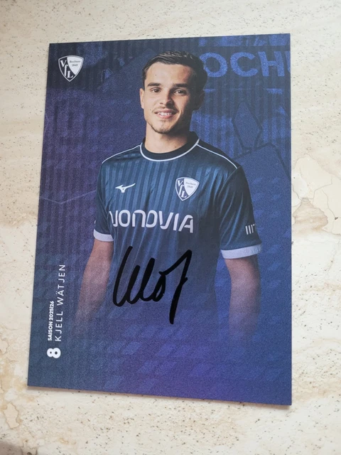 KJELL WÄTJEN VFL Bochum Saison 25/26 orig.sig. AK EUR 1,99 - PicClick DE