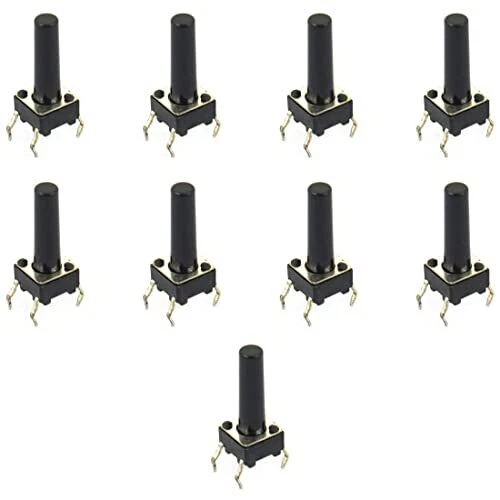 TACTILE PUSH BUTTON Switch 4pin On/off Horizontal Tactile Mini Micro ...