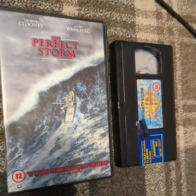 THE PERFECT STORM (VHS, 2000) ex rental blockbuster video big box £4.00 ...