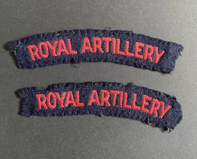 BRITISH ARMY WW2 Era RAOC Cloth Shoulder Titles, Genuine Example £12.99 ...