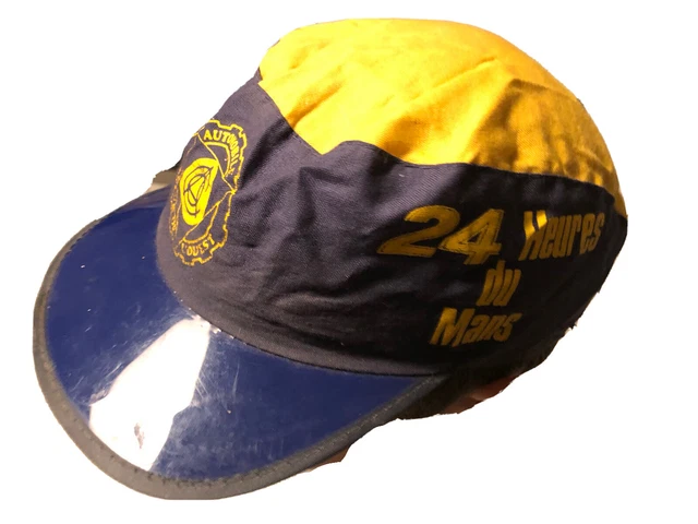 Rare Casquette Automobile Club De Louest Aco 24 Heures Du Mans Vintage