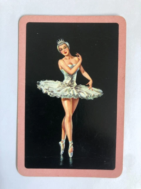 BALLERINA GIRL BALLET Lady Dancer Swap Playing Card. Poker Gypsy Man ...
