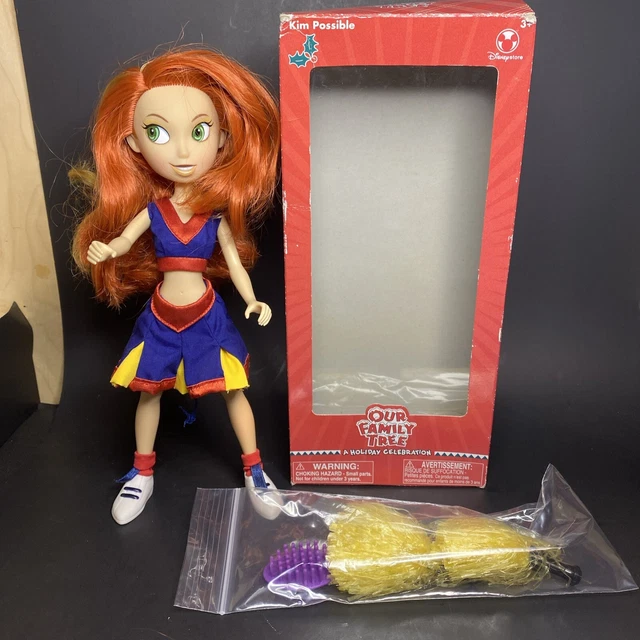 DISNEY KIM POSSIBLE Kick & Cheer Deluxe Doll 10" NEW IN BOX £94.75 ...