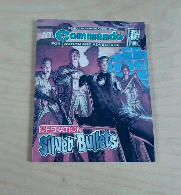 COMMANDO COMIC~OPERATION SILVER Bullets (5381) Special Forces 1939-45 £ ...