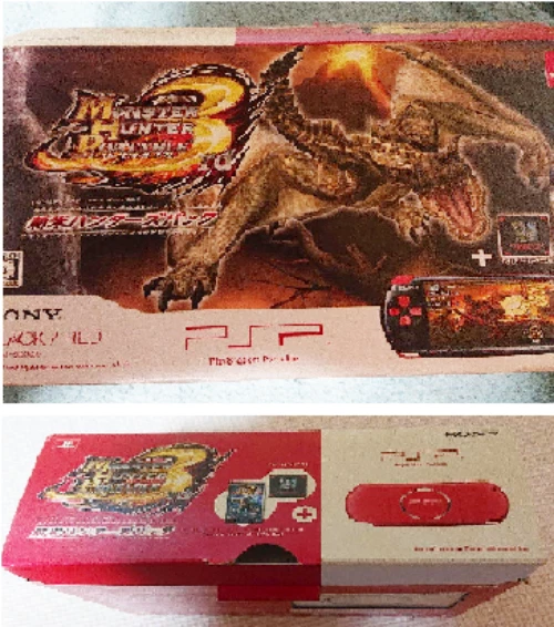 SONY PSP 3000 Console Monster Hunter Portable 3rd Novice Hunters Pack ...