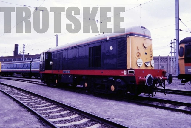 35MM SLIDE BR British Rail Diesel Loco Class 20 20030 1987 Crown point ...