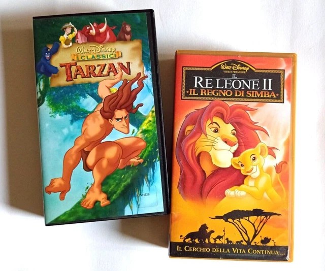 IL RE LEONE II + Tarzan (2 videocassette VHS, Disney) EUR 15,00 ...