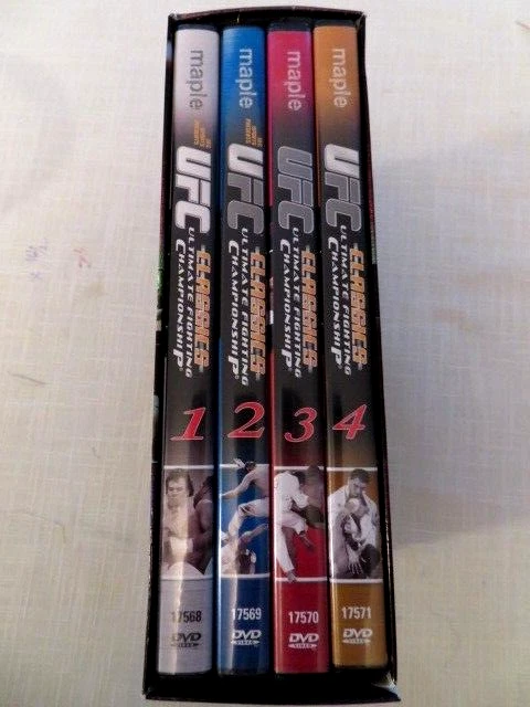 UFC CLASSICS COLLECTION Where it all began- DVD Box Set Vol Volumes 1-4 ...