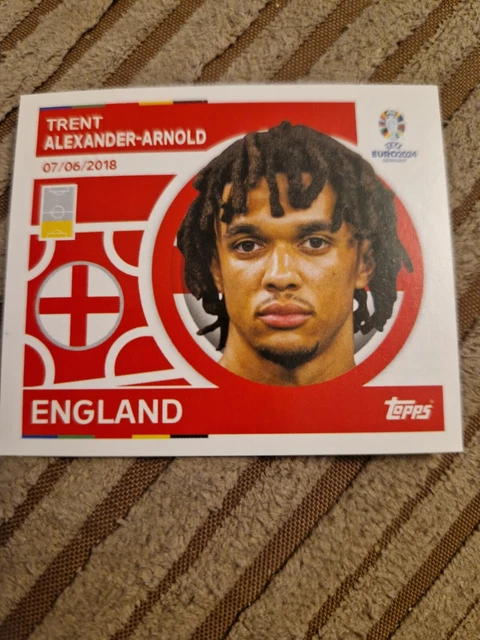 TOPPS UEFA EURO 2024 sticker Trent Alexander Arnold No Eng 9 Mint £1.49 ...