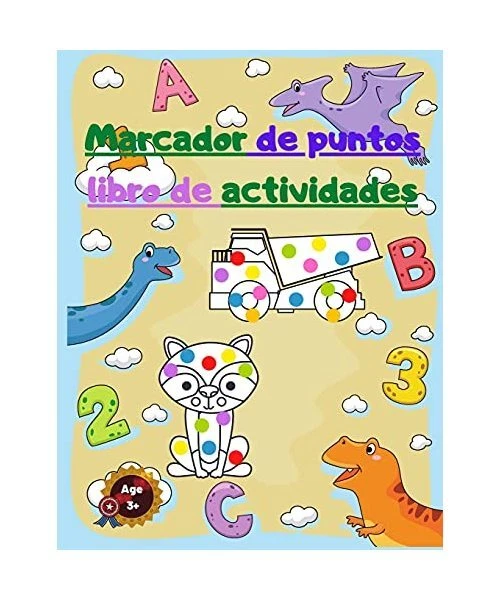 MARCADOR DE PUNTOS libro de actividades: Para niños con Números ...