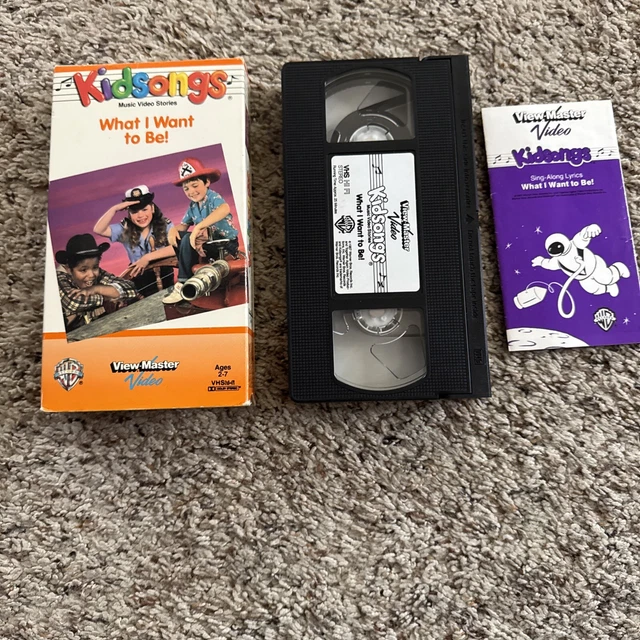 VIEW MASTER VIDEO VHS KidSongs What I Want To Be (1987) Lyric Book FREE ...