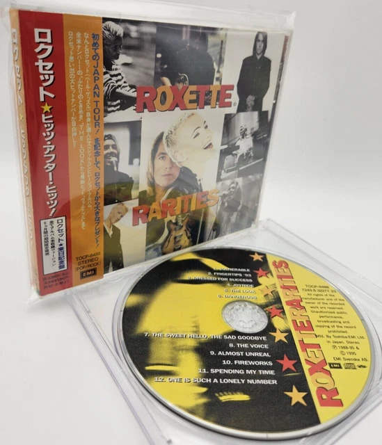 COMPILATION LIMITÉE ROXETTE Rarities JAPAN CD TOCP-8488 avec OBI 12 ...