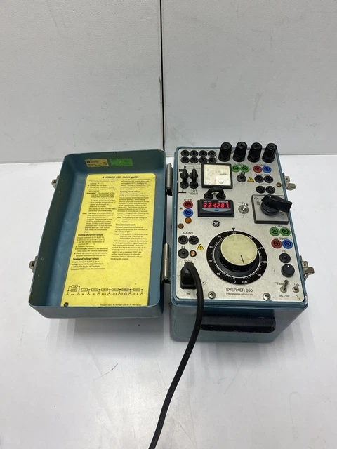PROGRAMMA SVERKER 650 Relay Testing Unit Single Phase Protection Tester ...