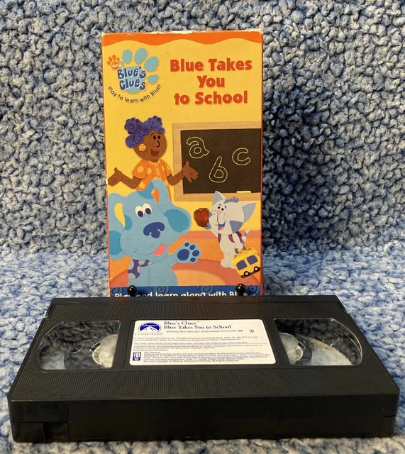 BLUE'S CLUES: BLUE Takes You to School VHS 2003 Nick Jr Kids Counting ...