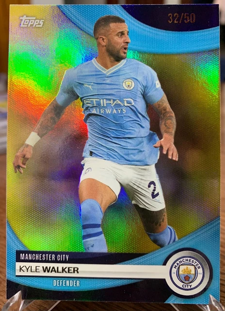 TOPPS MANCHESTER CITY Team Set 32/50 2024 Kyle Walker Gold Manchester ...