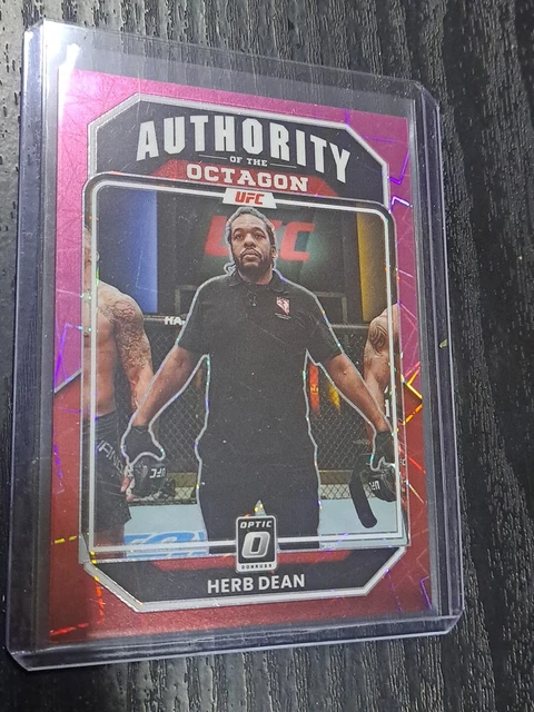 2023 OPTIC HERB Dean "Authority Of The Octagon" No.148 vitesse rose #'d ...
