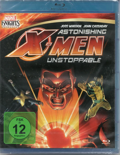 MARVEL KNIGHTS: ASTONISHING X-Men Unstoppable - Blu Ray Disc - Animated ...