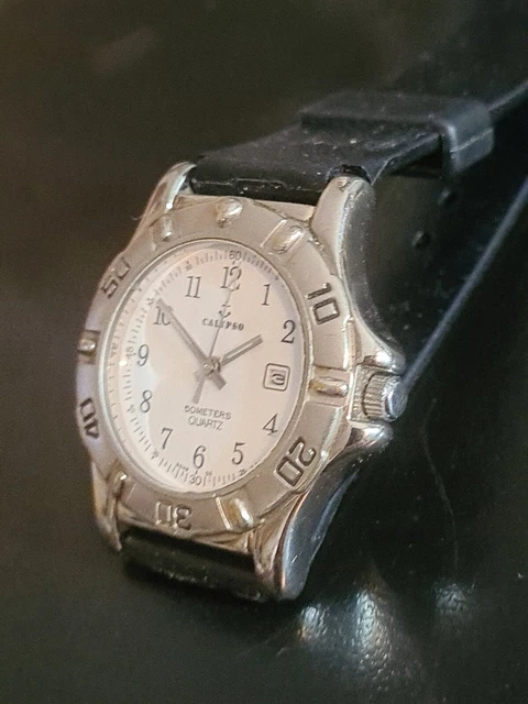 MONTRE QUARTZ CALYPSO WR 50M fonctionne EUR 18,00 - PicClick FR