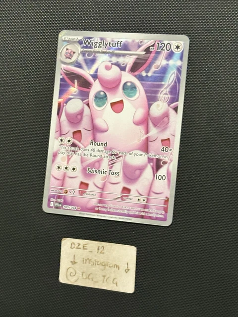 POKEMON PHANTASMAL FLAMES - Wigglytuff - 105/094 - Illustration Art - M ...