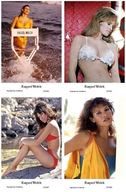 RAQUEL WELCH - Film star Pin Up PHOTO POSTCARD - Swiftsure Postcard EUR 8,00 - PicClick IT