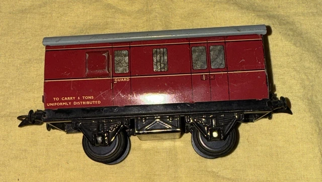 POST-WAR HORNBY O Gauge BR No. 1 Brake Coach £7.50 - PicClick UK
