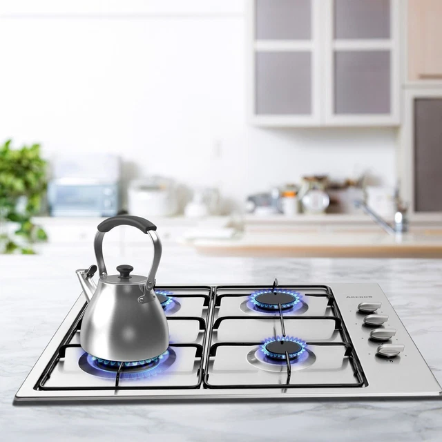 UK PORTABLE CARAVAN Camper Van 4 Burner Gas Hob LPG Stove Kitchen ...