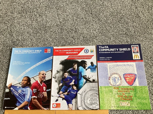 JOB LOT OF 3 Chelsea Charity Shield Programmes. £3.00 - PicClick UK