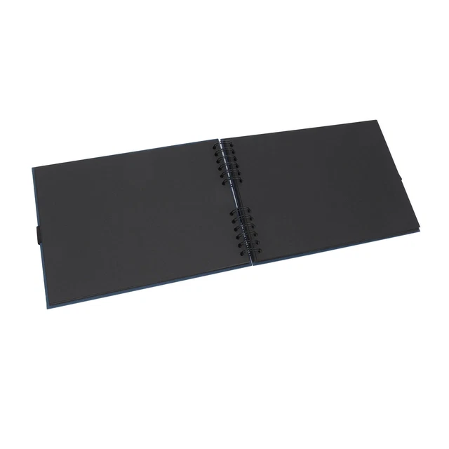 (DARK BLUE)BABY PHOTO Album Keepsake Memory Book DIY Scrapbook Album ...