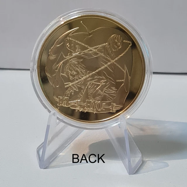 DEATH NOTE GOLD Coin Anime Collectable $15.95 - PicClick AU