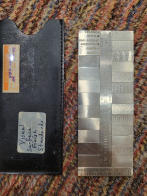 Surface Roughness Scale GAR S-22 Surface Roughness Comparator ...