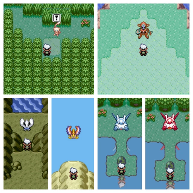 GEN 3 POKEMON Event Items: Old Sea Map, Aurora, Mystic, & Eon Ticket ...