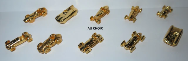 RARE THE SMALL Golden Racing Cars Formula 1 F1 Metal Gold 3D Feve Of ...