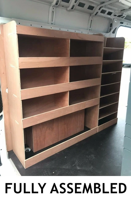 MERCEDES SPRINTER VAN Shelving Racking MWB L2 Plywood System Tool ...