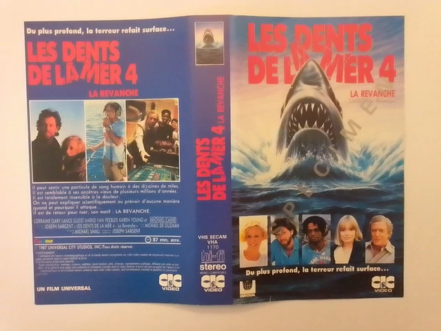 JAQUETTE VHS (SEUL) CIC Les Dents De La Mer 4 EUR 4,00 - PicClick FR