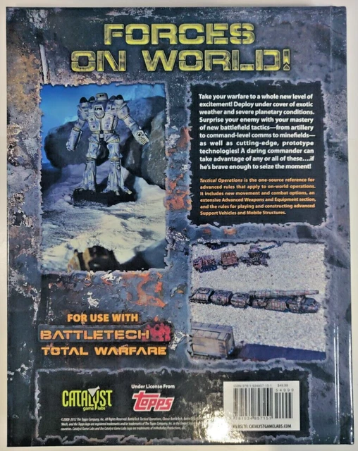 CATALYST GAMES-BATTLETECH-TACTICAL OPERATIONS-ADVANCED Planetary ...