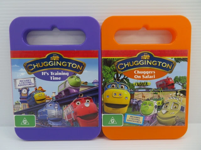 CHUGGINGTON-IT'S TRAINING TIME/CHUGGERS On Safari Set-DVD-Region 4-Fast ...
