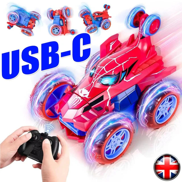 SPIDER-MAN RC STUNT Car Remote Control Cars Toys for Boys Girls ...