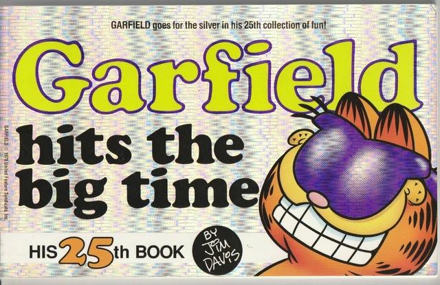 GARFIELD #25 &GARFIELD Hits The Big Time" Special Silver Foil Cover ...