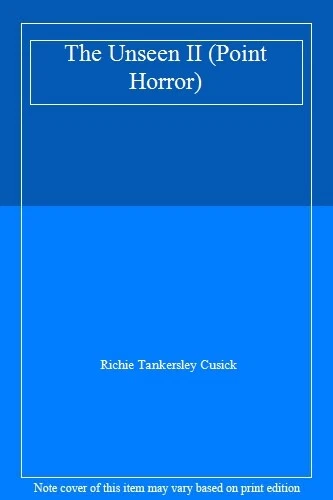 THE UNSEEN II (Point Horror),Richie Tankersley Cusick £10.64 - PicClick UK