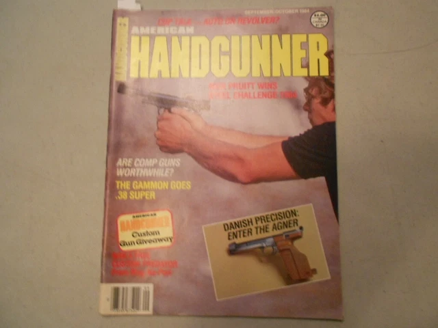 AMERICAN HANDGUNNER MAGAZINE AHG September/October 1984 Agner Crown ...