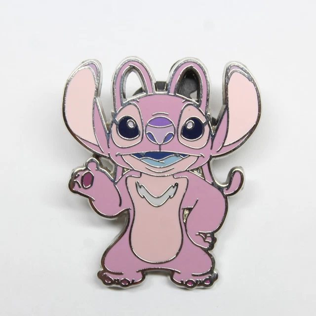 DISNEY LILO & Stitch Pink Angel Pin Lapel Enamel Collectible £9.43 ...
