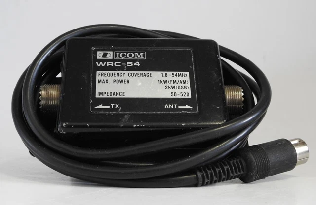 RARE ICOM WR-2000 2000 Watt Hf/Vhf//Uhf Power & Swr Meter & 2 Sensors ...
