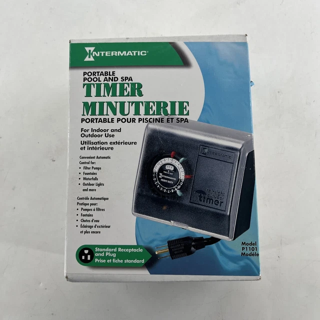 INTERMATIC PORTABLE OUTDOOR 24 Hour Timer 110V P1101 $7.00 - PicClick