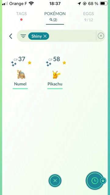POKÉMON GO - Shiny Numel Pikachu - Mini PTC 80K Stardust EUR 1,00 ...