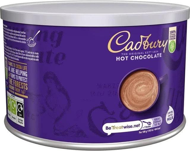 CADBURY HOT CHOCOLATE, 1 kg £10.50 - PicClick UK