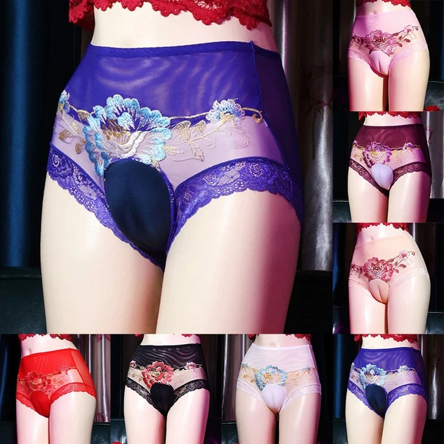 Crossdresser Camel Toe Underwear Thong Panties Briefs For Mens