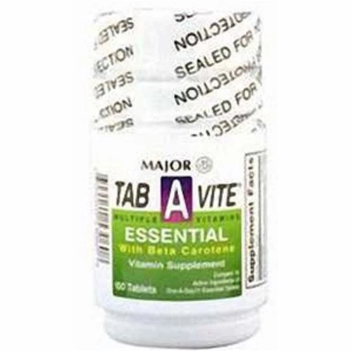 MULTIVITAMIN SUPPLEMENT MAJOR Tab-A-Vite Vitamin A / C £17.77 - PicClick UK